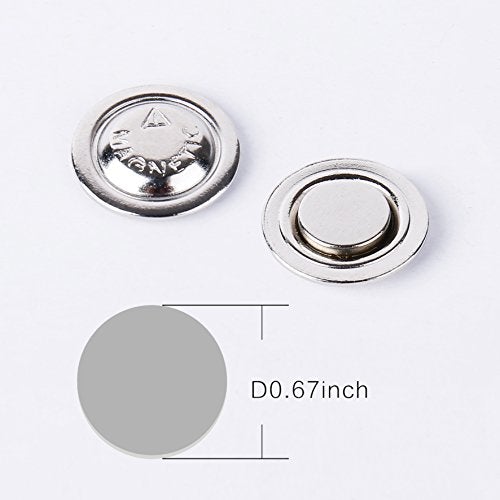 500 Pack Magreen Small Round Name Badge Magnet – Magreen Magnets ...
